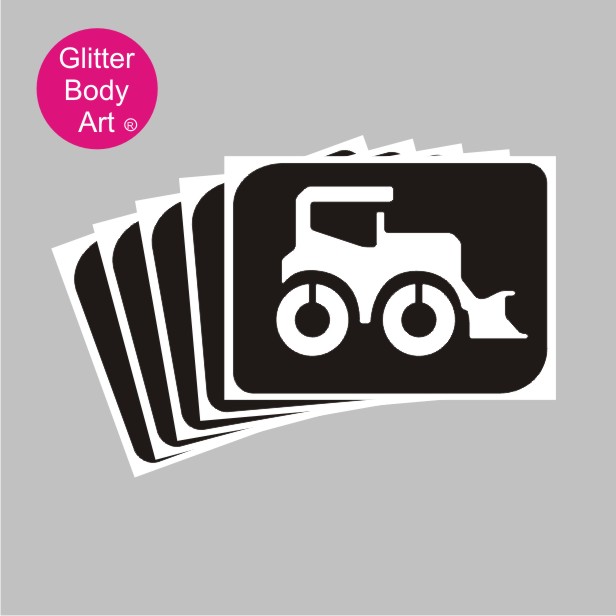 Digger Glitter Tattoo Stencil 405 (Pack of 5 or 25) - Temporary Tattoo ...