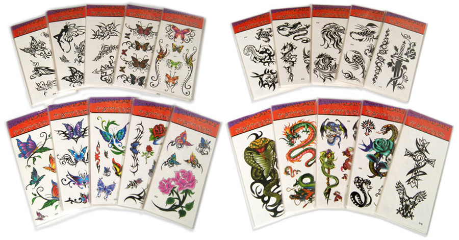 Water Transfer Tattoos - Temporary Tattoo Store