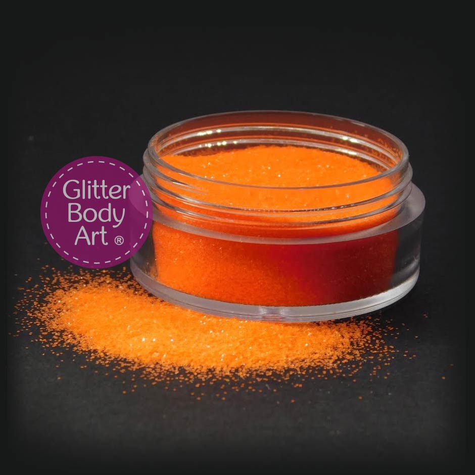 UV Orange Body Glitter - Pride - Temporary Tattoo Store