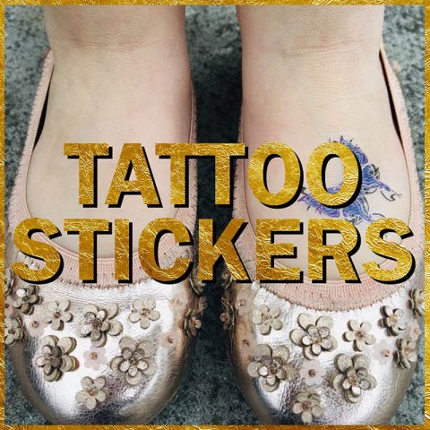 Temporary Tattoo Store - Glitter Tattoos, Stencils & Face Painting