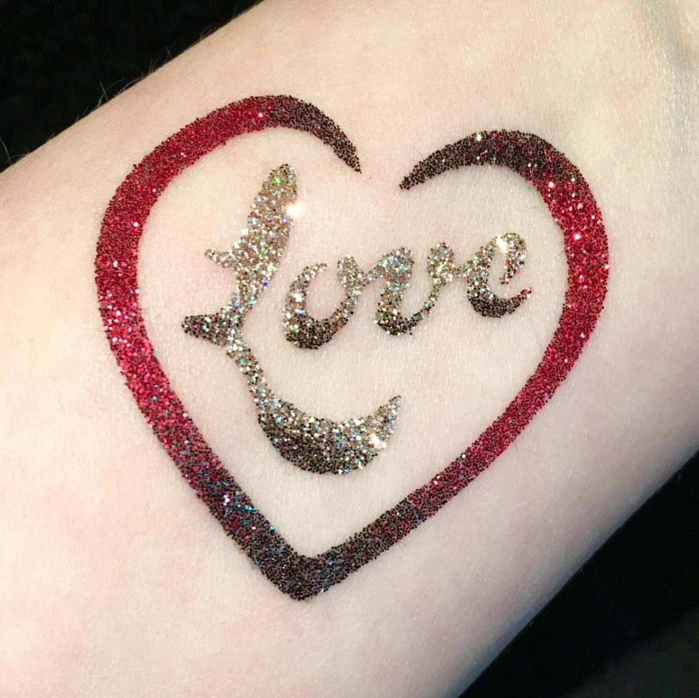 Glitter Tattoo Gallery - Temporary Tattoo Store