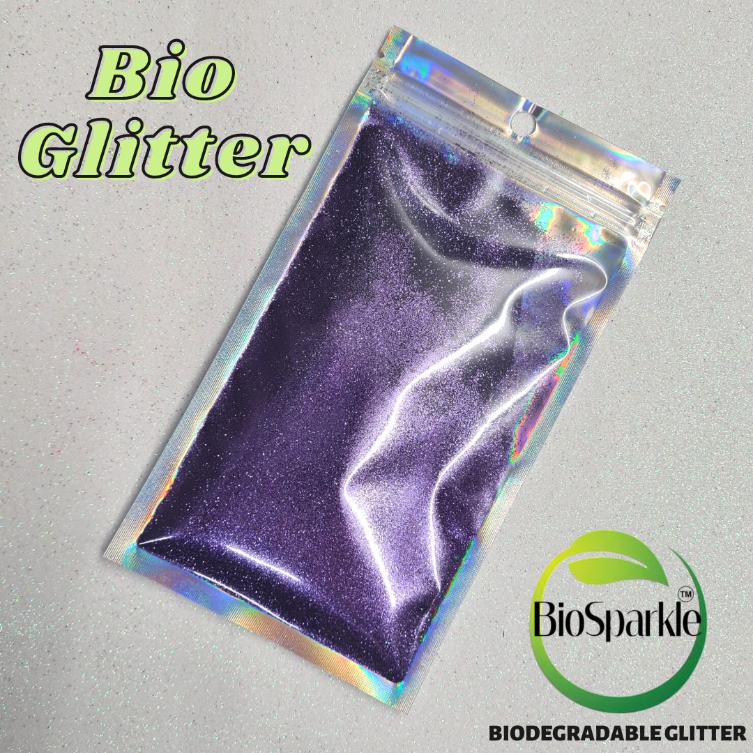 Bio Glitter-Purple-50 Grams - Temporary Tattoo Store