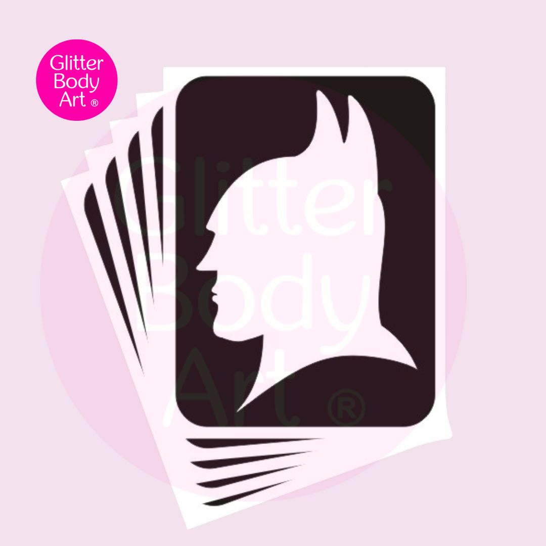 Phantom Glitter Tattoo Stencils - Temporary Tattoo Store